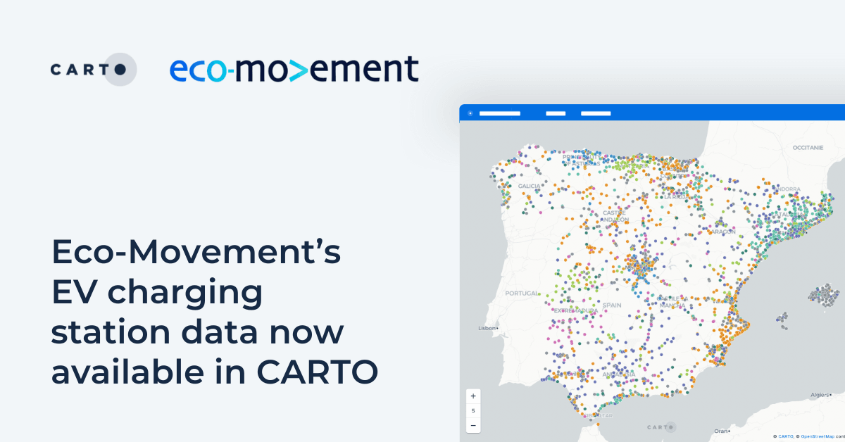 Eco-Movement’s EV charging station data now available in CARTO - Eco ...